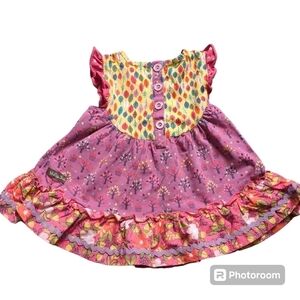 Matilda Jane | Shirts & Tops | Matilda Jane Odette Flutter Tunic Mixed ...